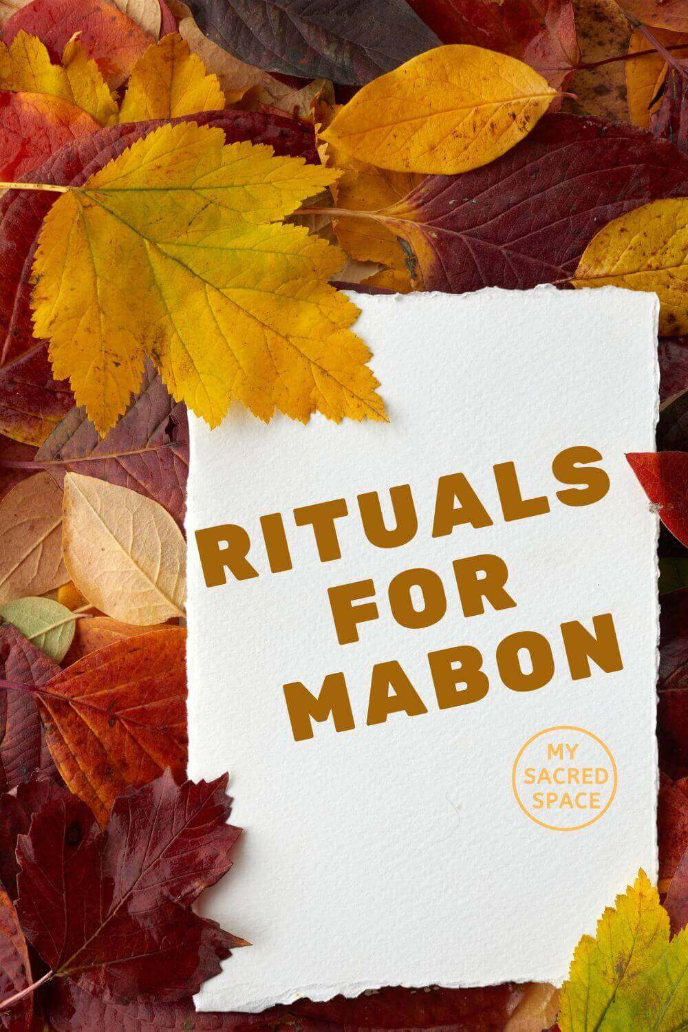 Rituals For Mabon - My Sacred Space Design