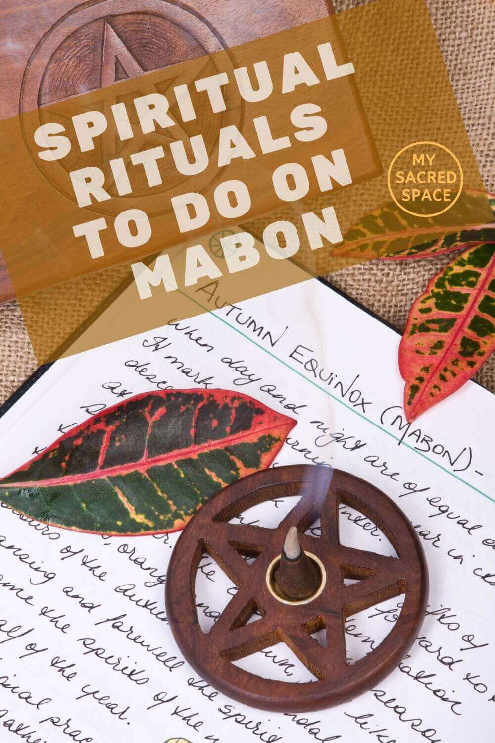 Rituals For Mabon - My Sacred Space Design